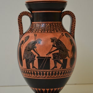 Greek Pottery, Hand Made Replica, Red and Black Figure Bilingual ...