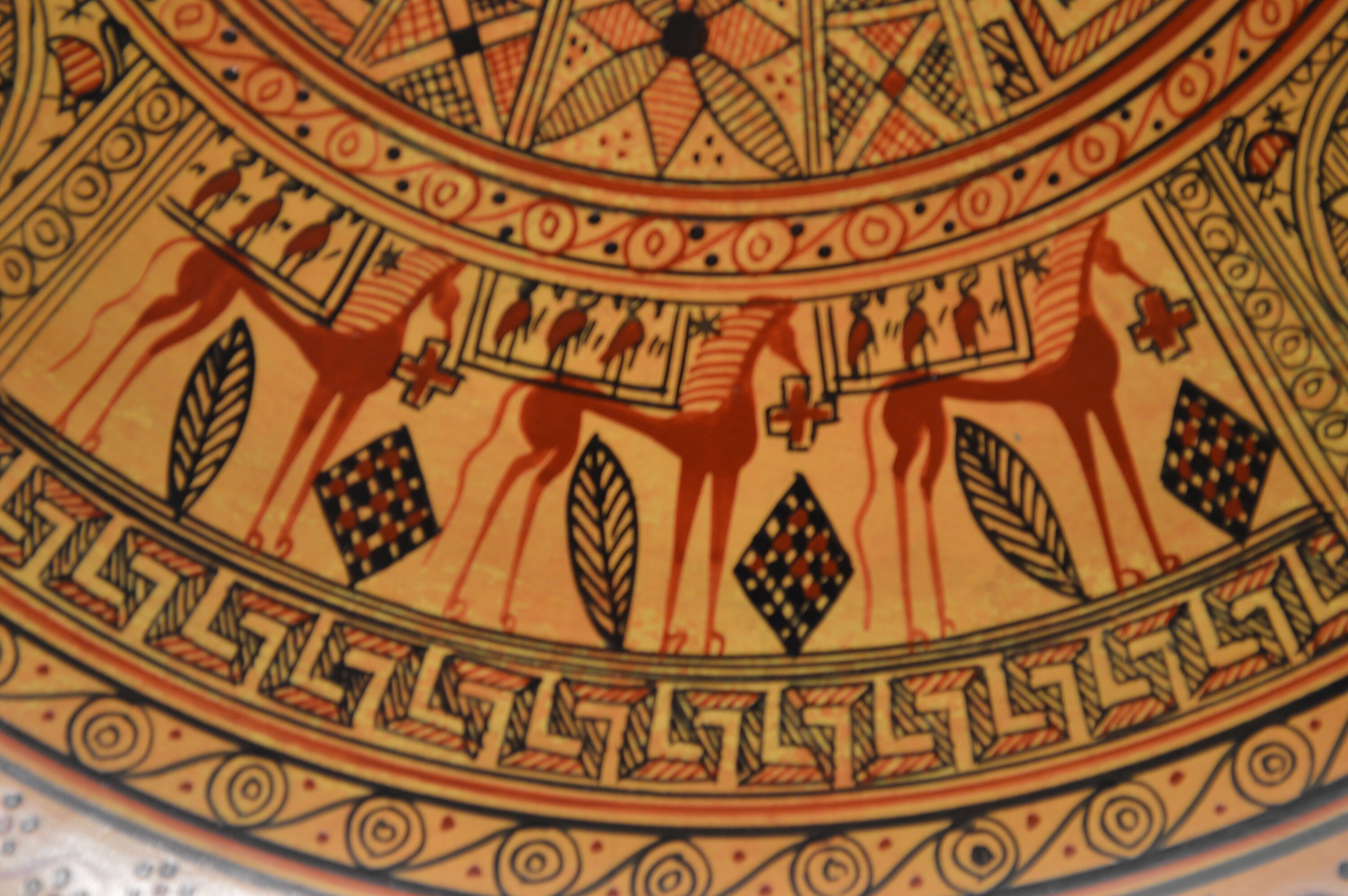 Greek Pottery, Hand Made, Geometric Wall Plate - Etsy Canada