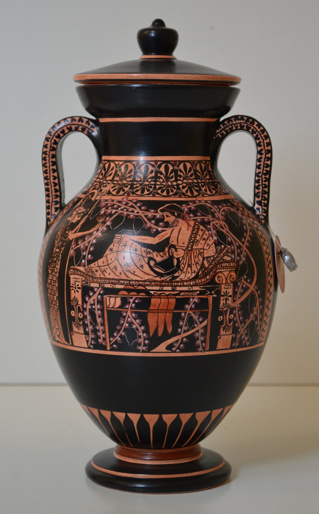 Bilingual Amphora, Greek Pottery, Red and Black Figure, Hand Made ...
