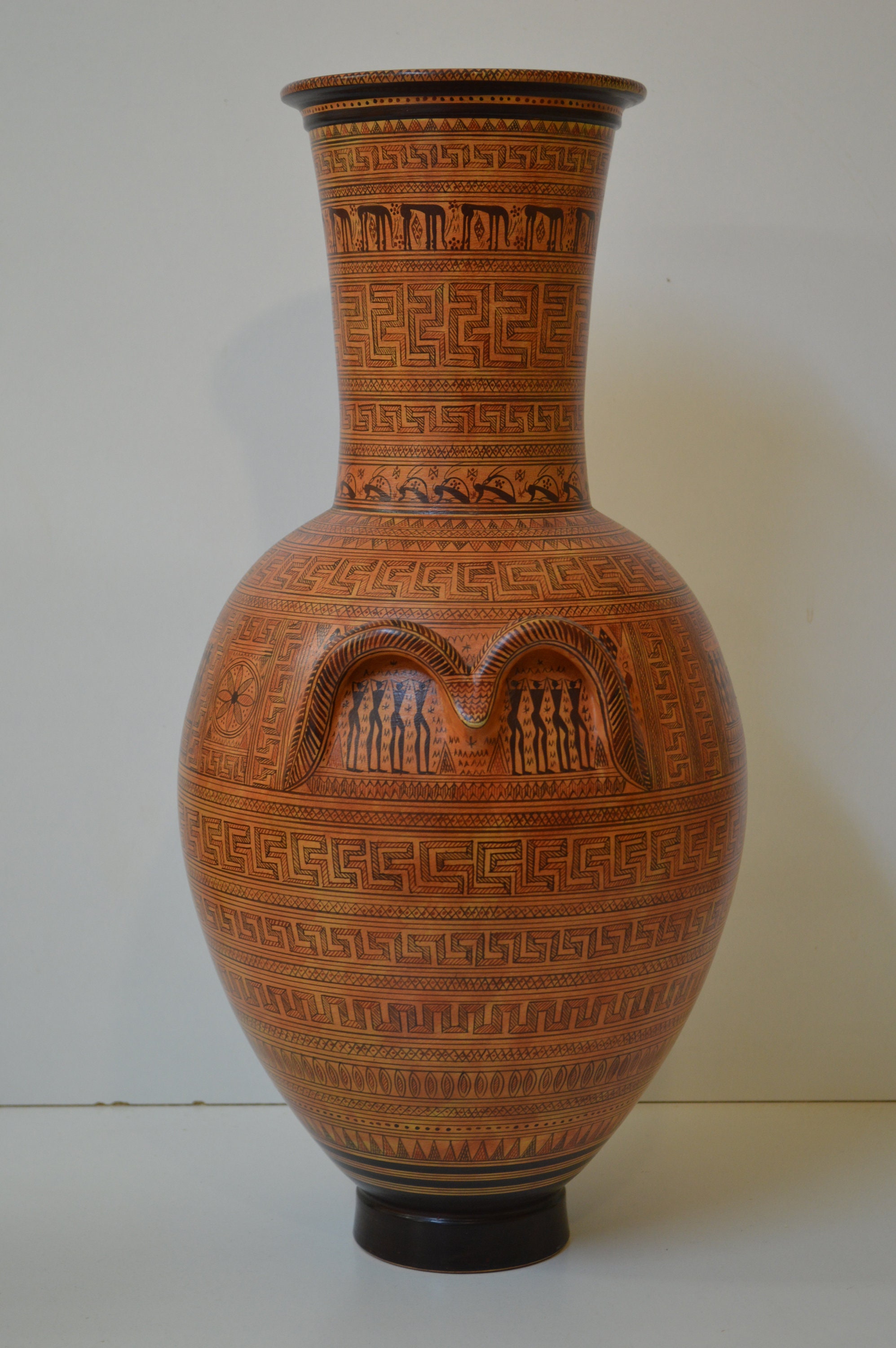 Greek Pottery Hand Made Replica Geometric Dipylon Amphora - Etsy