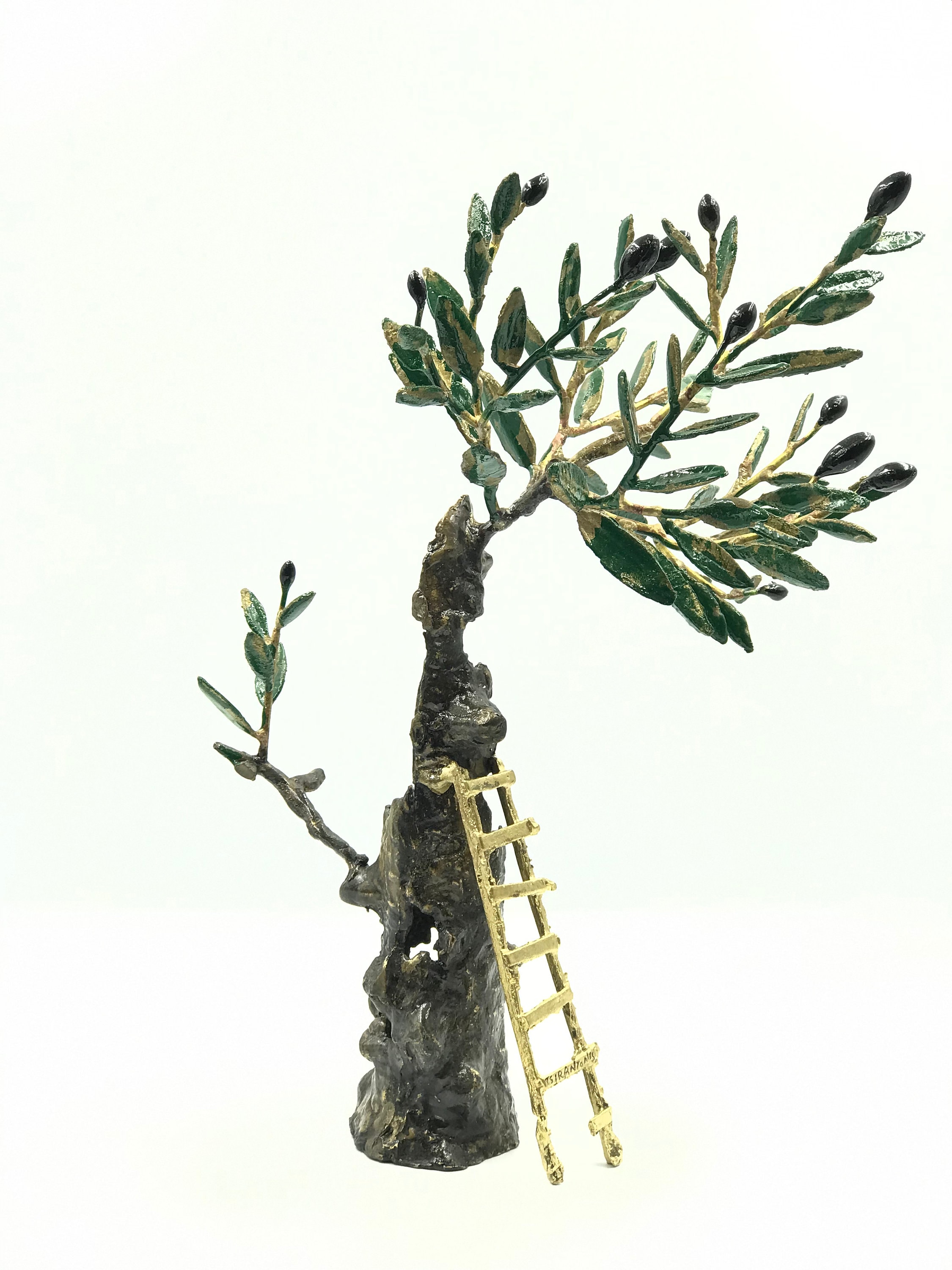 Bronze Olive Tree With Ladder - Etsy