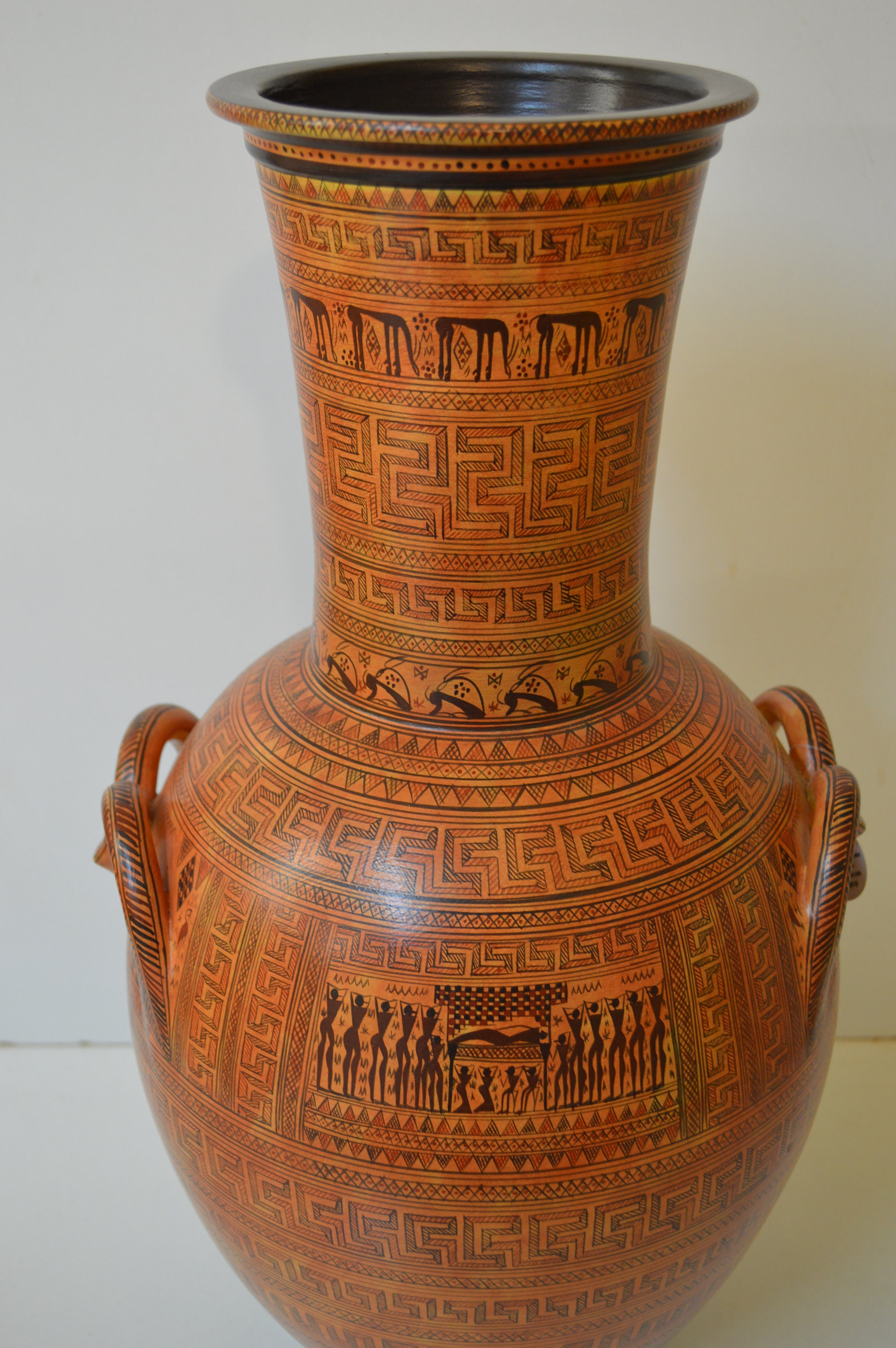 Greek Pottery Hand Made Replica Geometric Dipylon Amphora - Etsy