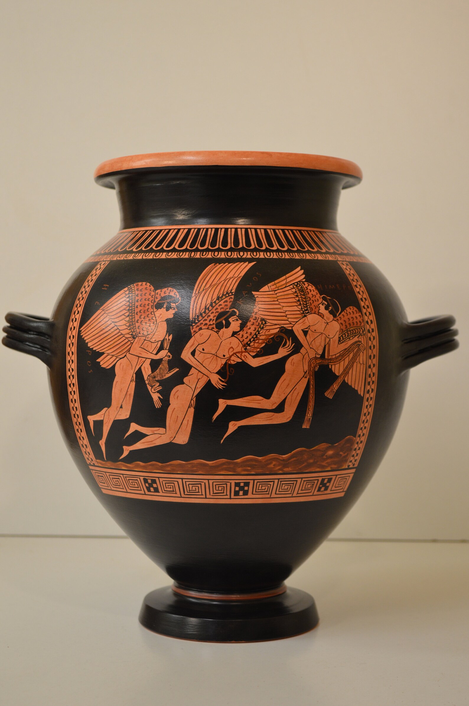 Greek Pottery Hand Made Replica Red Figure Stamnos Odysseus - Etsy
