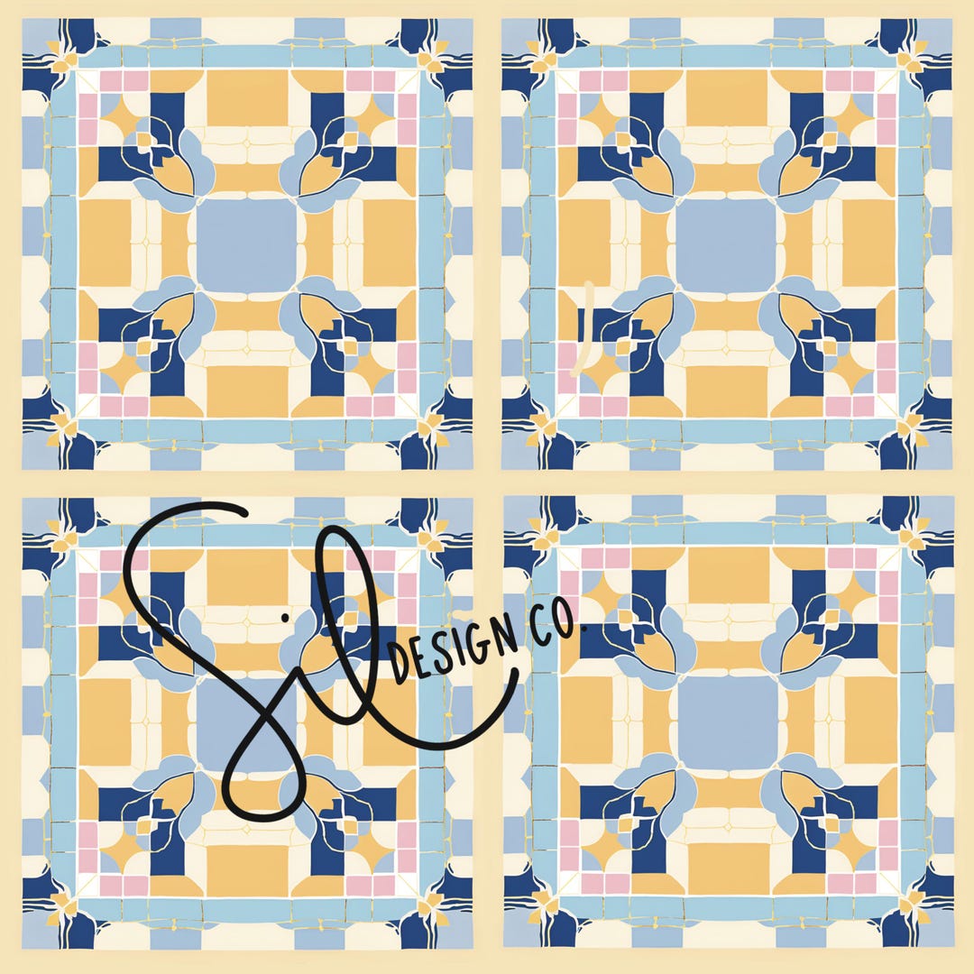 Quilt Square Seamless Repeating Pattern, Vintage Seamless File, Trendy ...