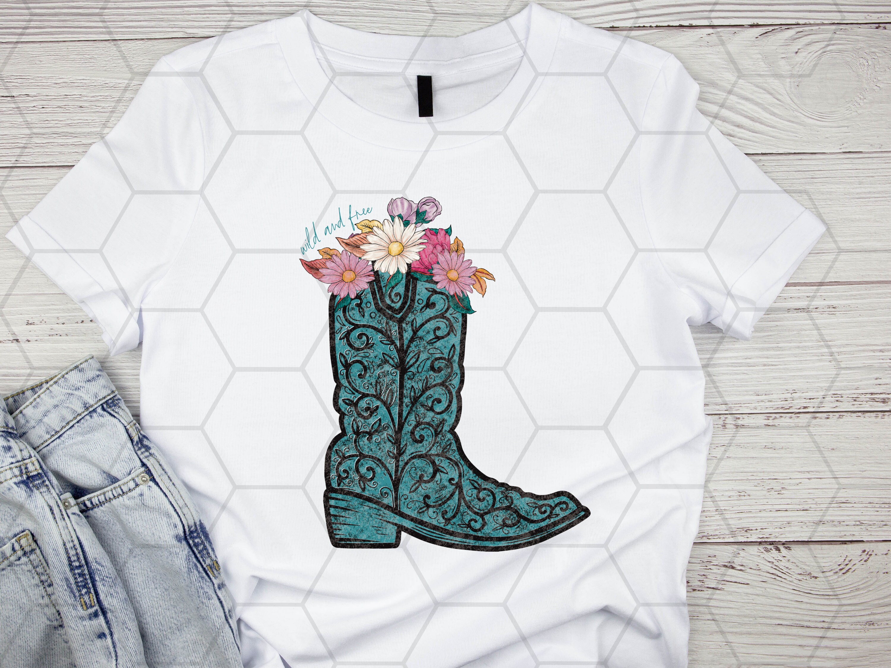 Western Sublimation Cowgirl Boot PNG Western PNG Western - Etsy