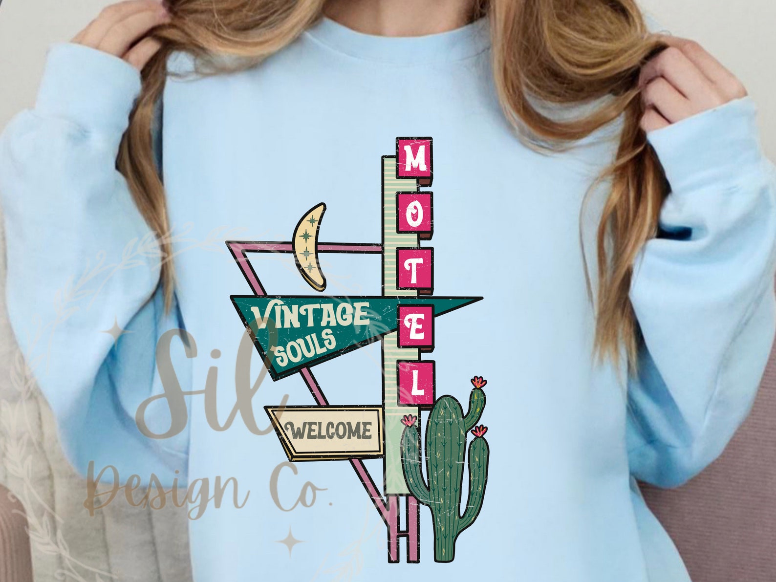 Vintage Soul Motel Sign PNG for Sublimation, Retro Motel Sign Route 66 ...