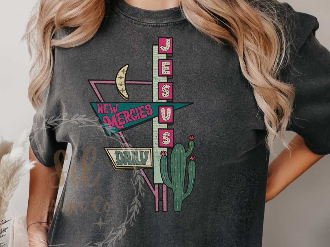 Western Christian Shirt Design Retro Vintage Jesus Png Motel - Etsy