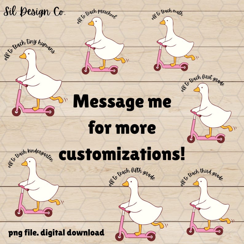 Off to Teach Bundle, Silly Goose Teacher Shirt Design, Matching Teacher ...