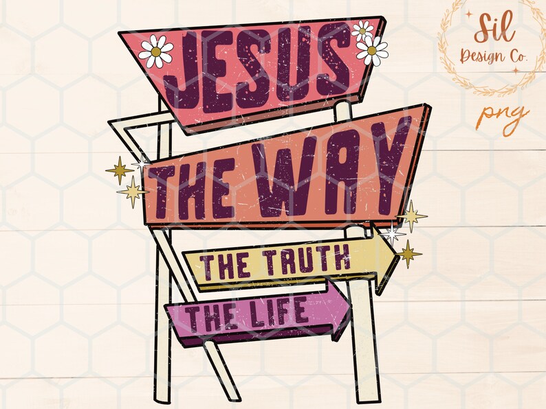 Retro Christian PNG File for Sublimation, Western Christian Png, Cute ...