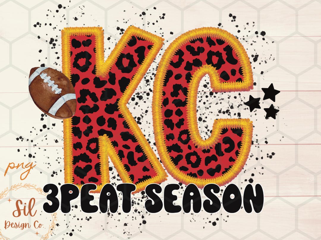 Kansas City Chiefs 3peat Leopard PNG, Football Design (digital Download ...