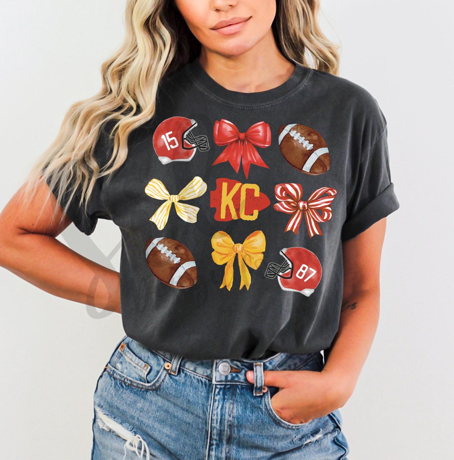Chiefs Croquette Bows Png, Trendy Kansas City Png, Football Chiefs Png ...