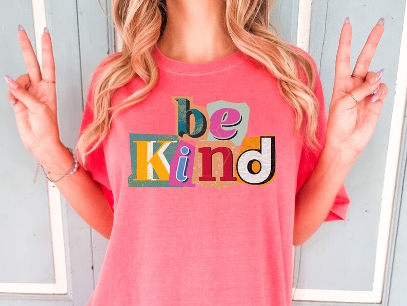 Be Kind PNG Be Kind PNG for Sublimation Good Vibes Shirt - Etsy