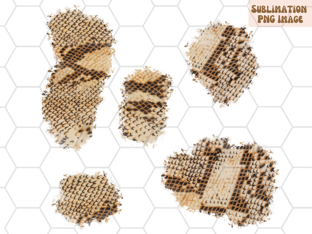 Snake Skin Sublimation Patches | Western PNG Design (digital Download ...