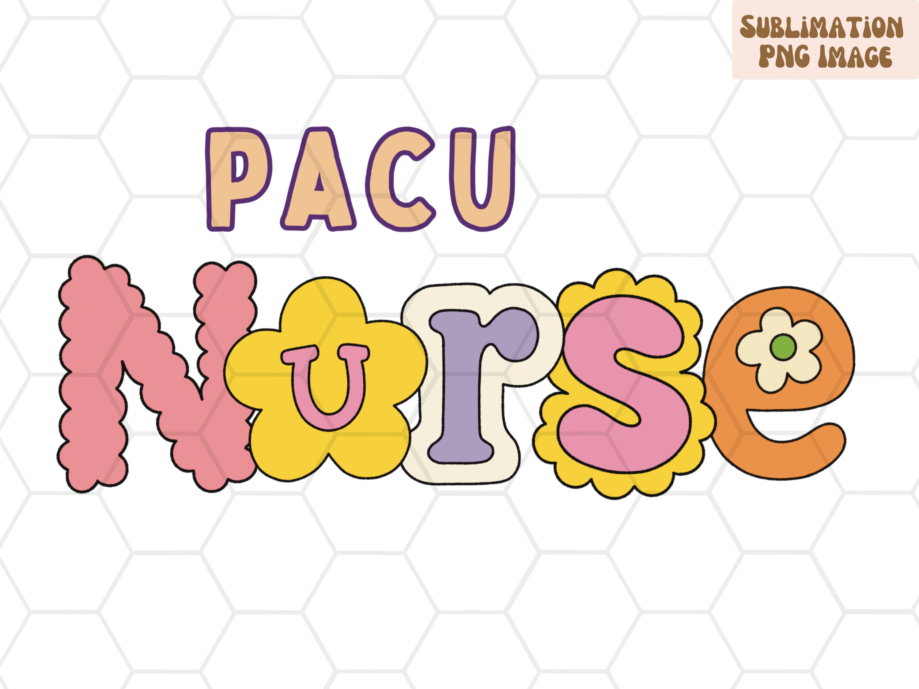 PACU Nurse Png for Sublimation, Trendy Nurse Sublimation, Matching ...