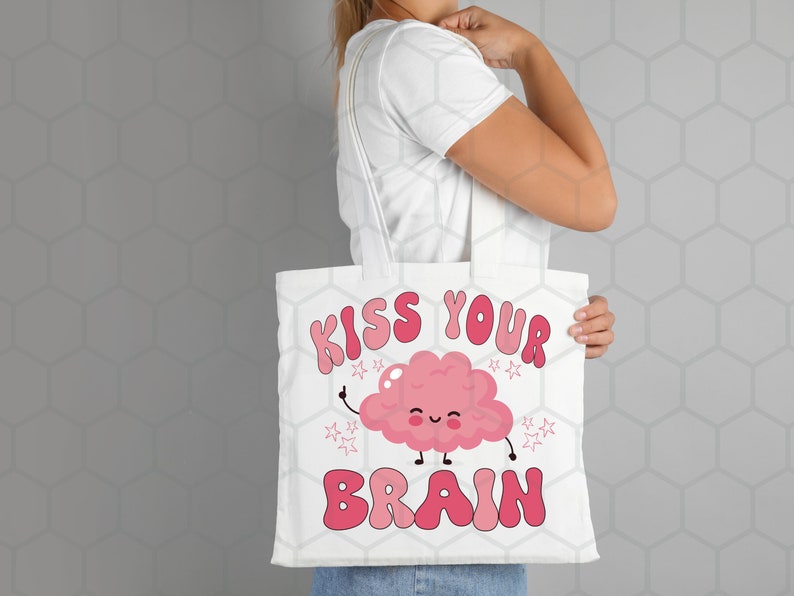 Kiss Your Brain Teacher PNG File for Sublimation, School PNG File ...