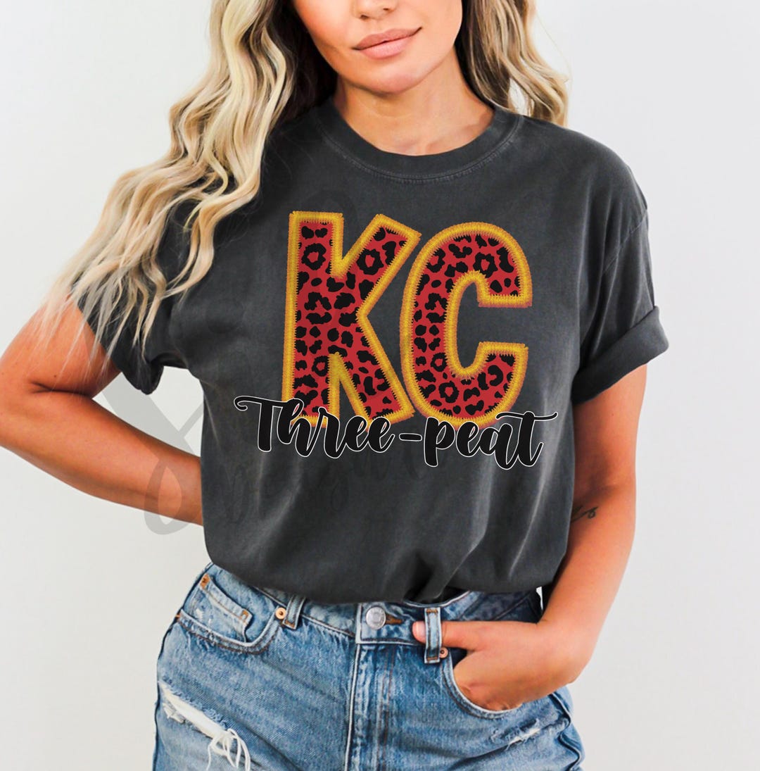 Chiefs 3-peat Leopard PNG, KC Football Design (digital Download) - Etsy