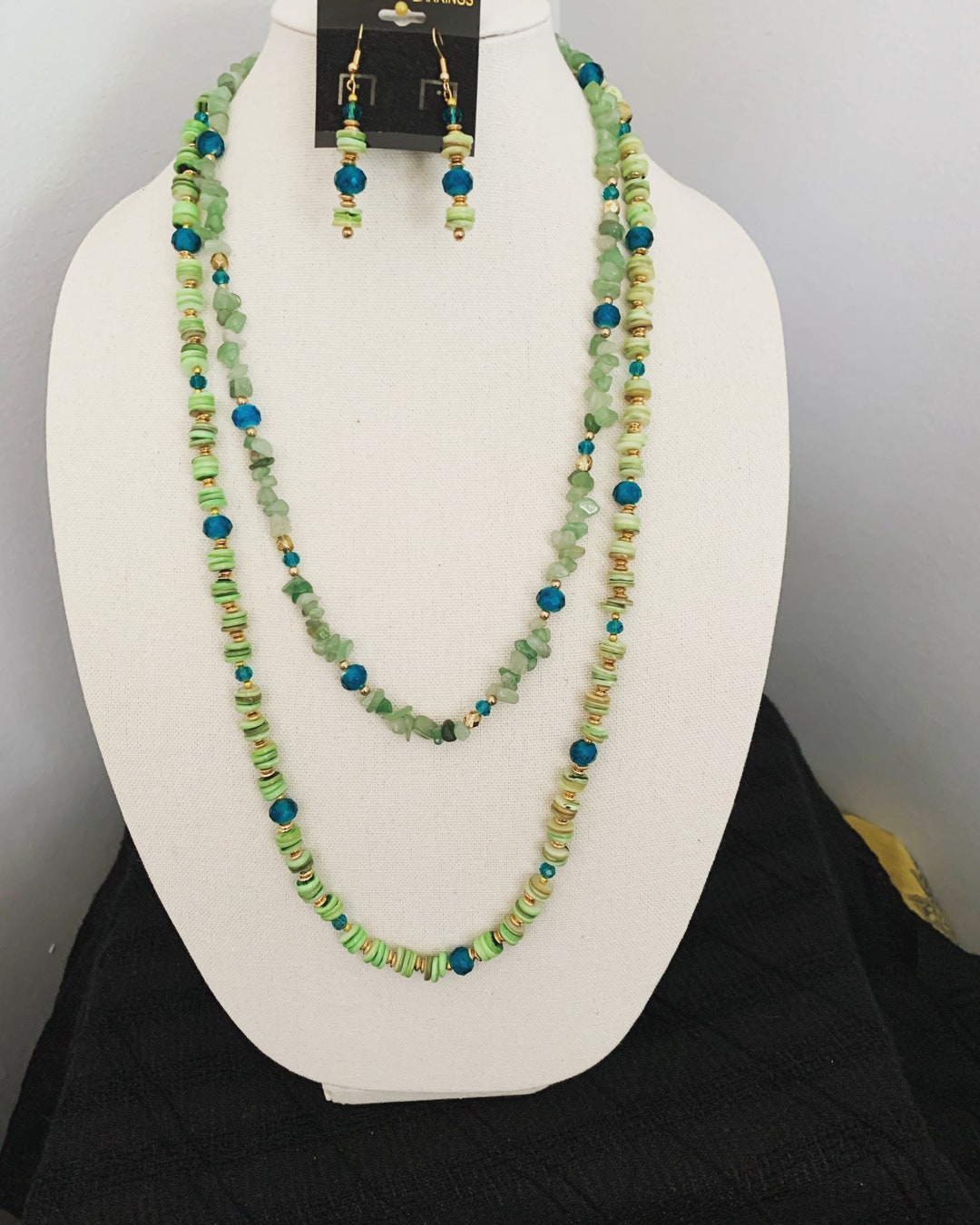 Shell Disc and Chipped Beads - Etsy