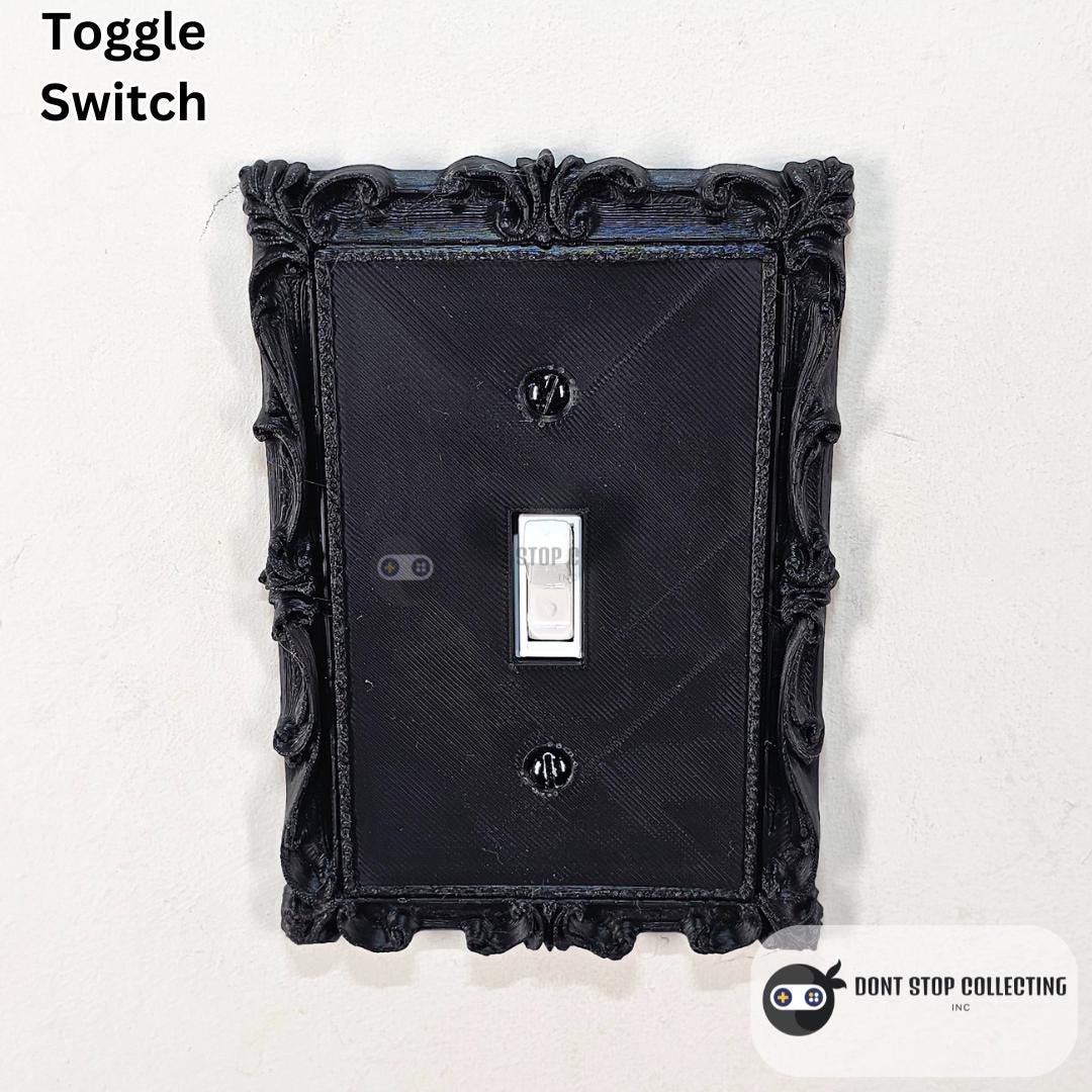 Gothic Victorian Frame Light Switch Cover – 3D Printed Decor - Etsy