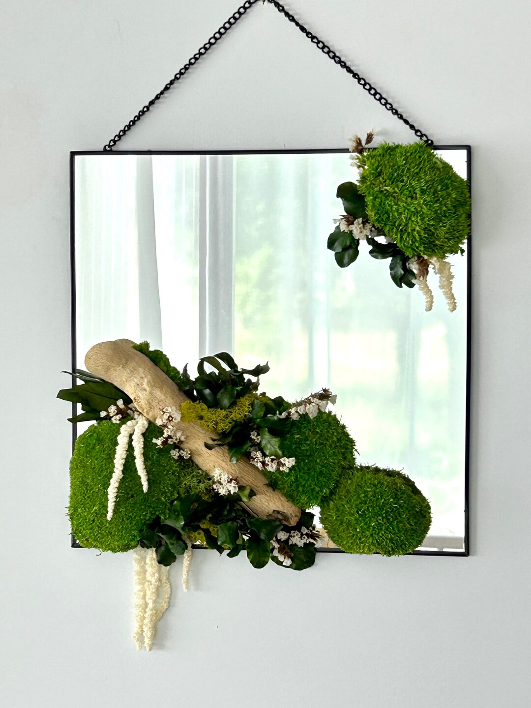 Stabilized Plant Mirror “river Reflection” - Etsy