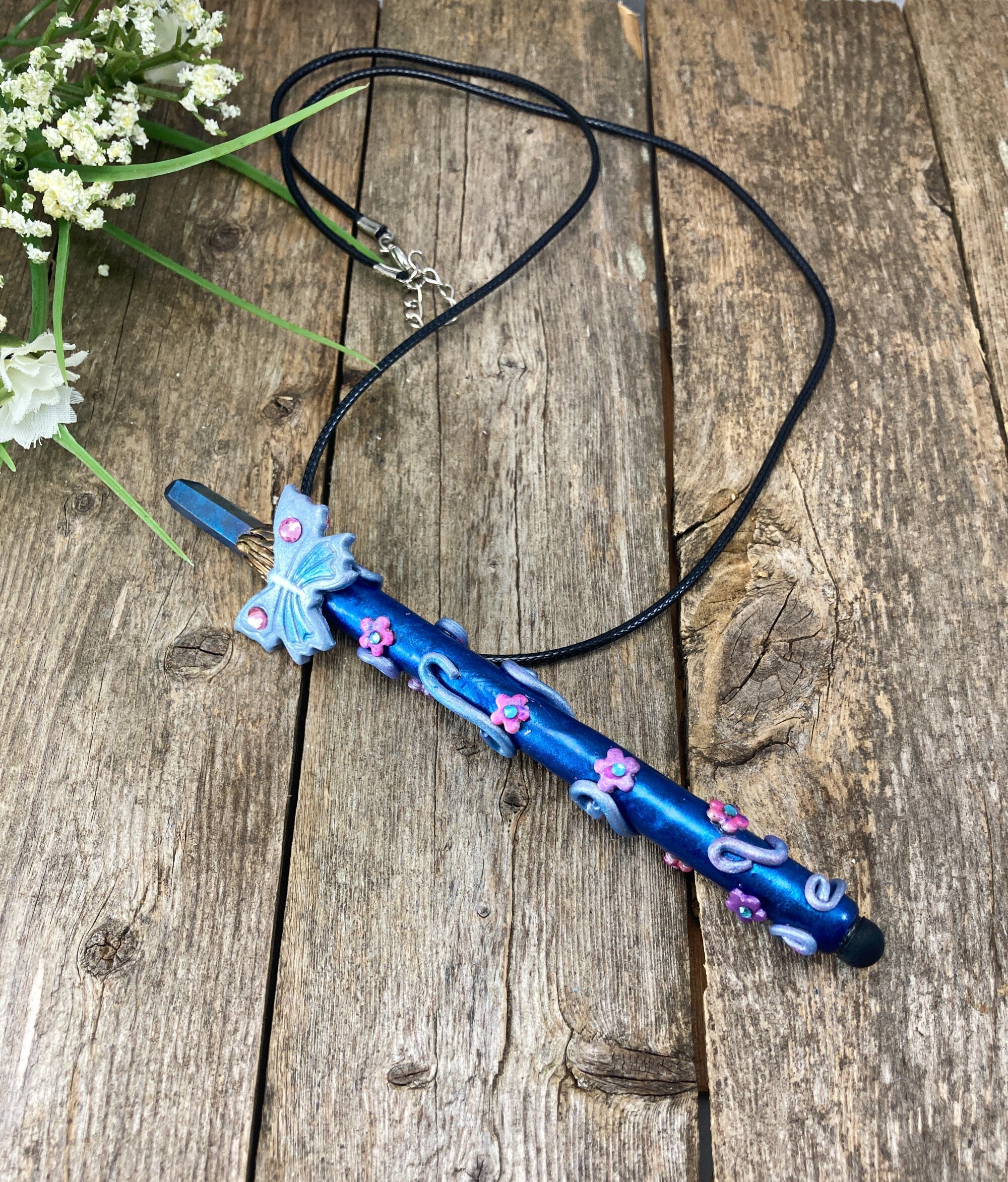 Smartphone Stylus Pen Blue Cell Phone Wand Polymer Clay | Etsy