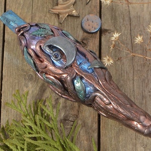 Owl Wand Handmade Enchanted Forest Magic Crystal Wand Quartz | Etsy