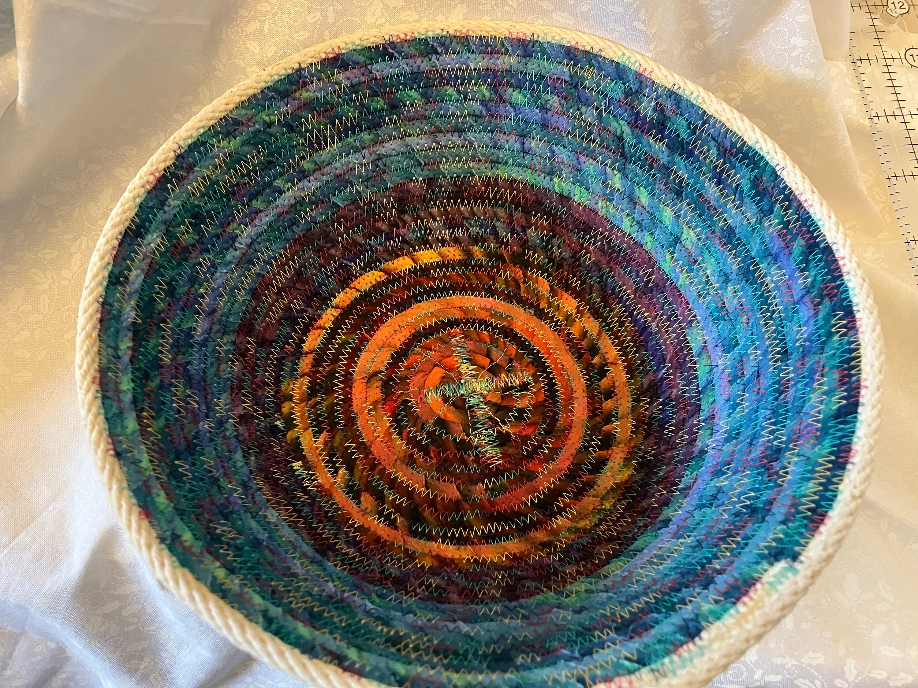 Rope Bowls, Batik Wrapped, 100% Cotton USA Made Rope - Etsy