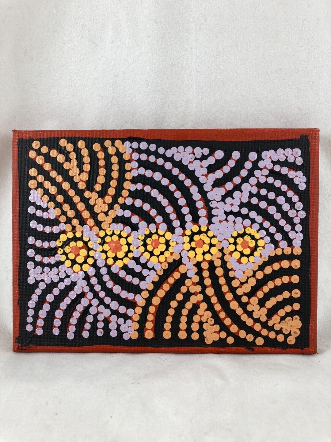 Rare Aboriginal Dot Painting Australian Artist Kim Butler 1971 - 2016 ...