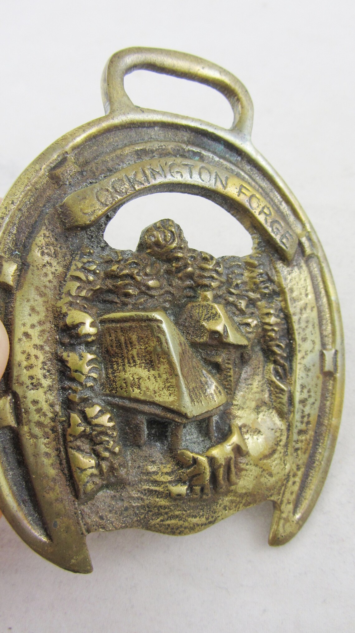 Antique Victorian Horse Brass Cockington Forge Old English - Etsy