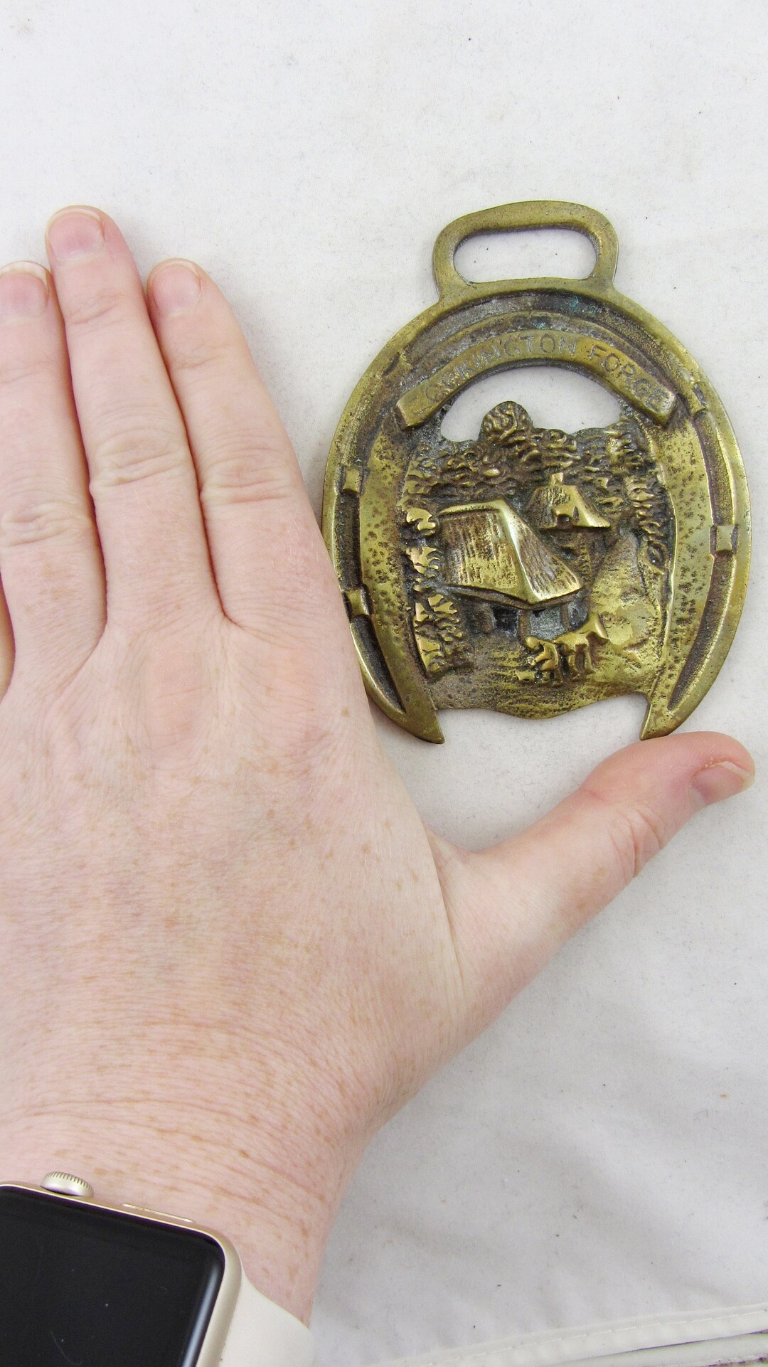 Antique Victorian Horse Brass Cockington Forge Old English - Etsy