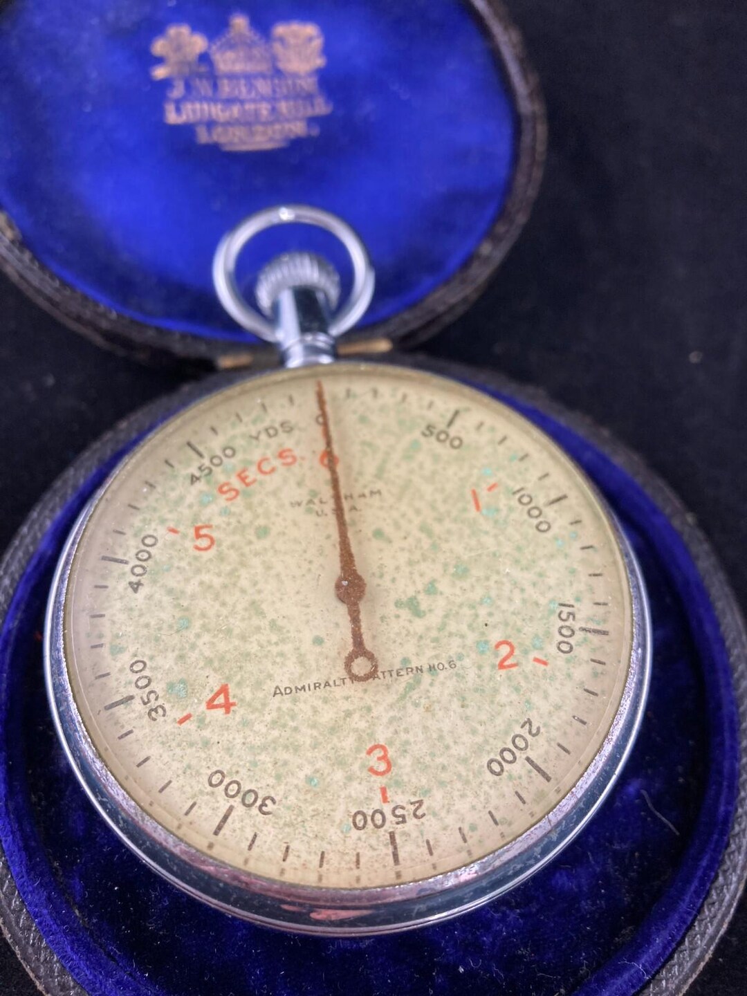 Rare Royal Navy Stopwatch 1945 Waltham Admiralty Pattern No 6 Asdic ...