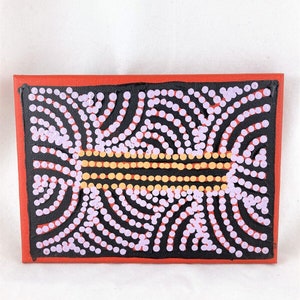 Rare Aboriginal Dot Painting Australian Artist Kim Butler 1971 - 2016 ...