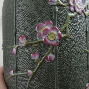 Antique Pinder Bourne Staffordshire Pottery Jugs Cherry Blossom Prunus ...