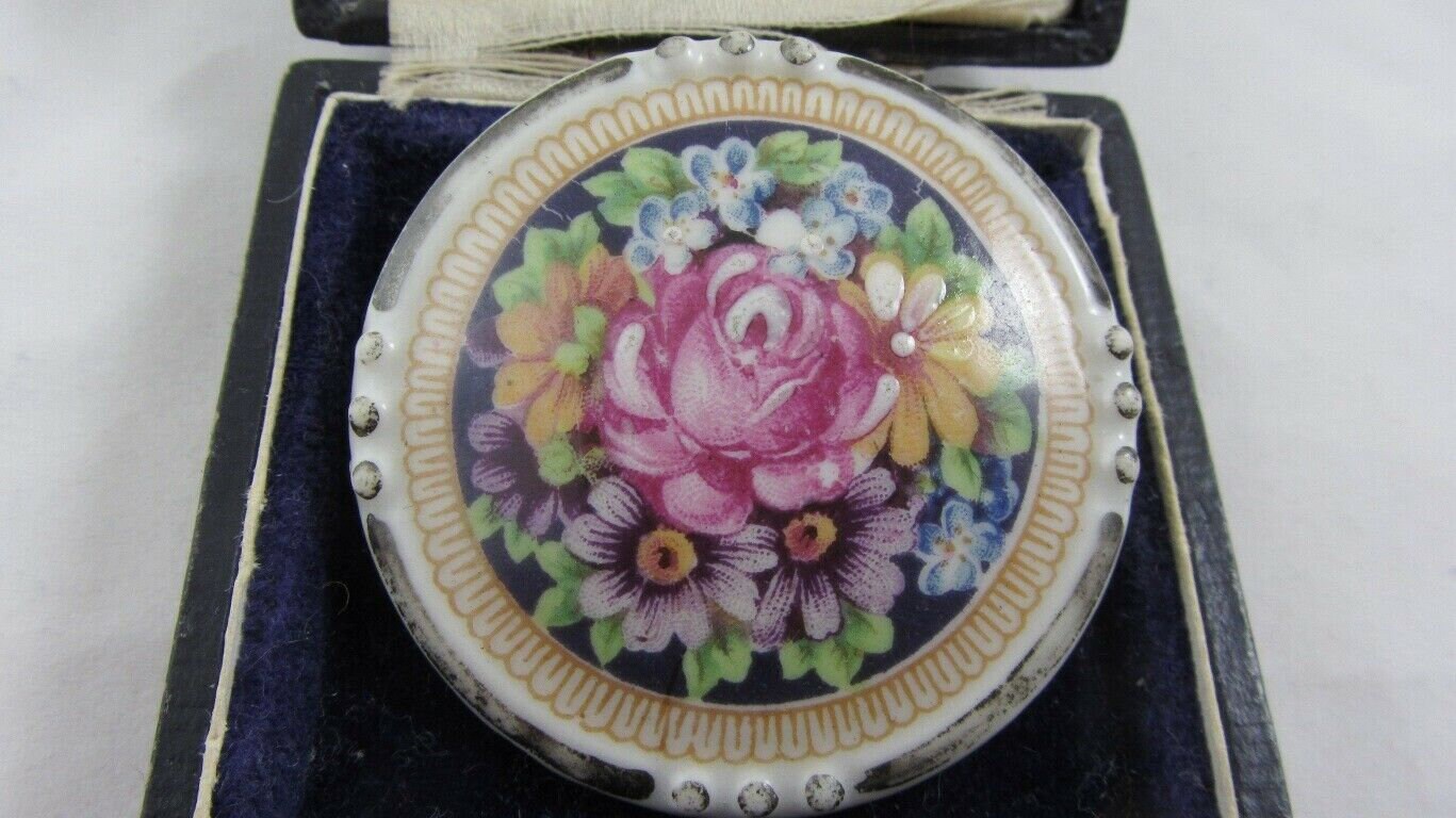 Vintage Flower Brooch Pin Bavaria Schumann-jewellery German Chintz - Etsy