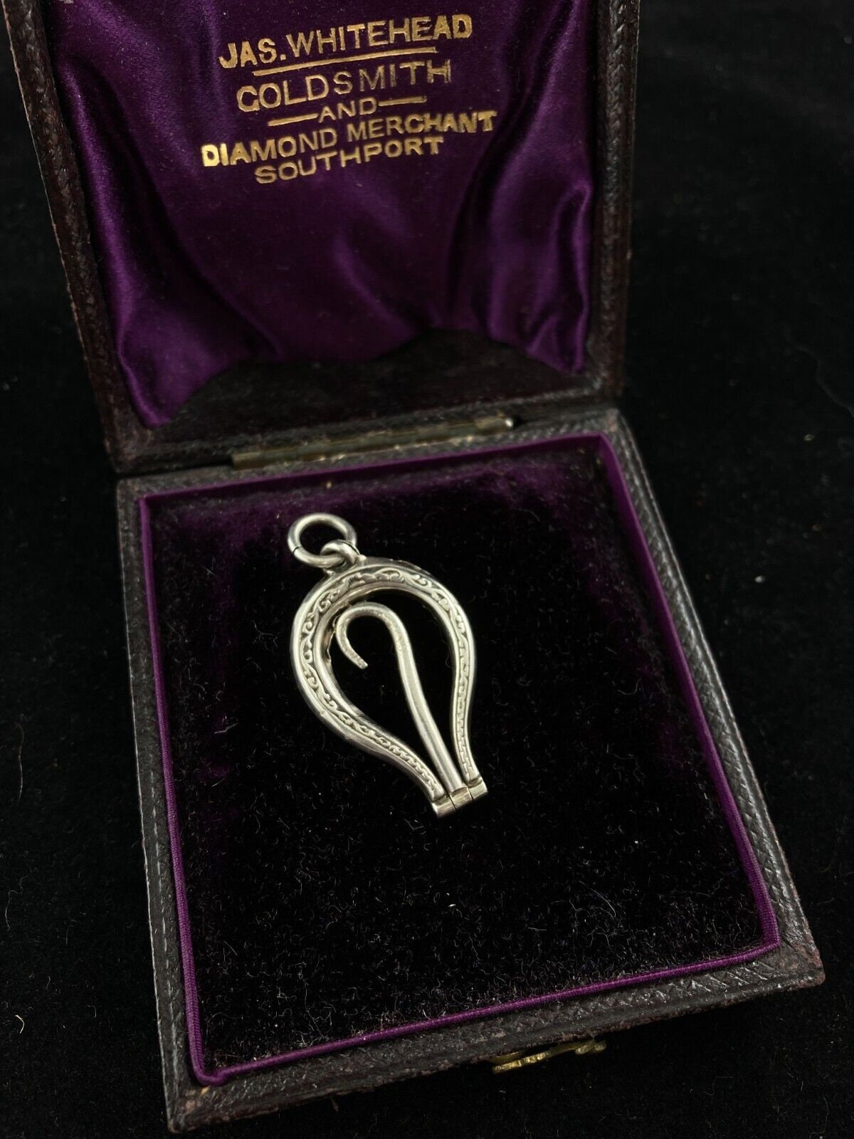 Antique Silver Folding Button Hook Chatelaine 1899 - Etsy