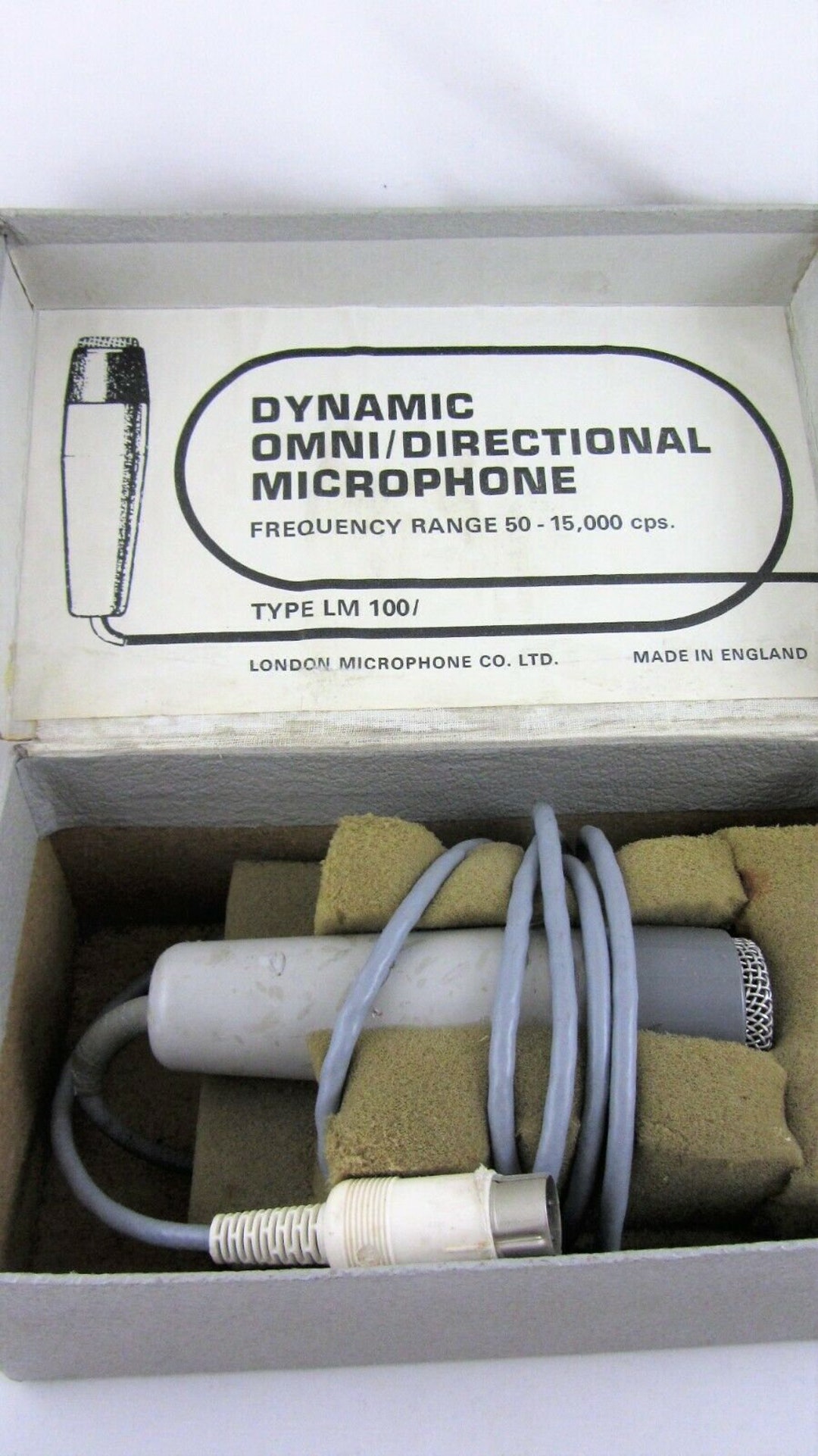 Vintage Recording Microphone 1967 London Microphone Co LTD in Box - Etsy