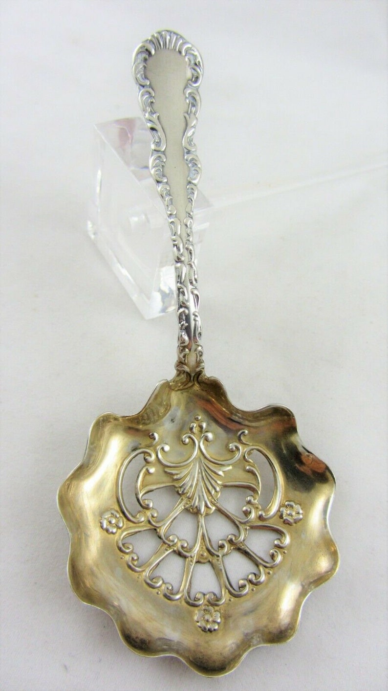 Antique Canadian Silver Gilt Roden Bros Sterling Sugar Sifting Spoon ...