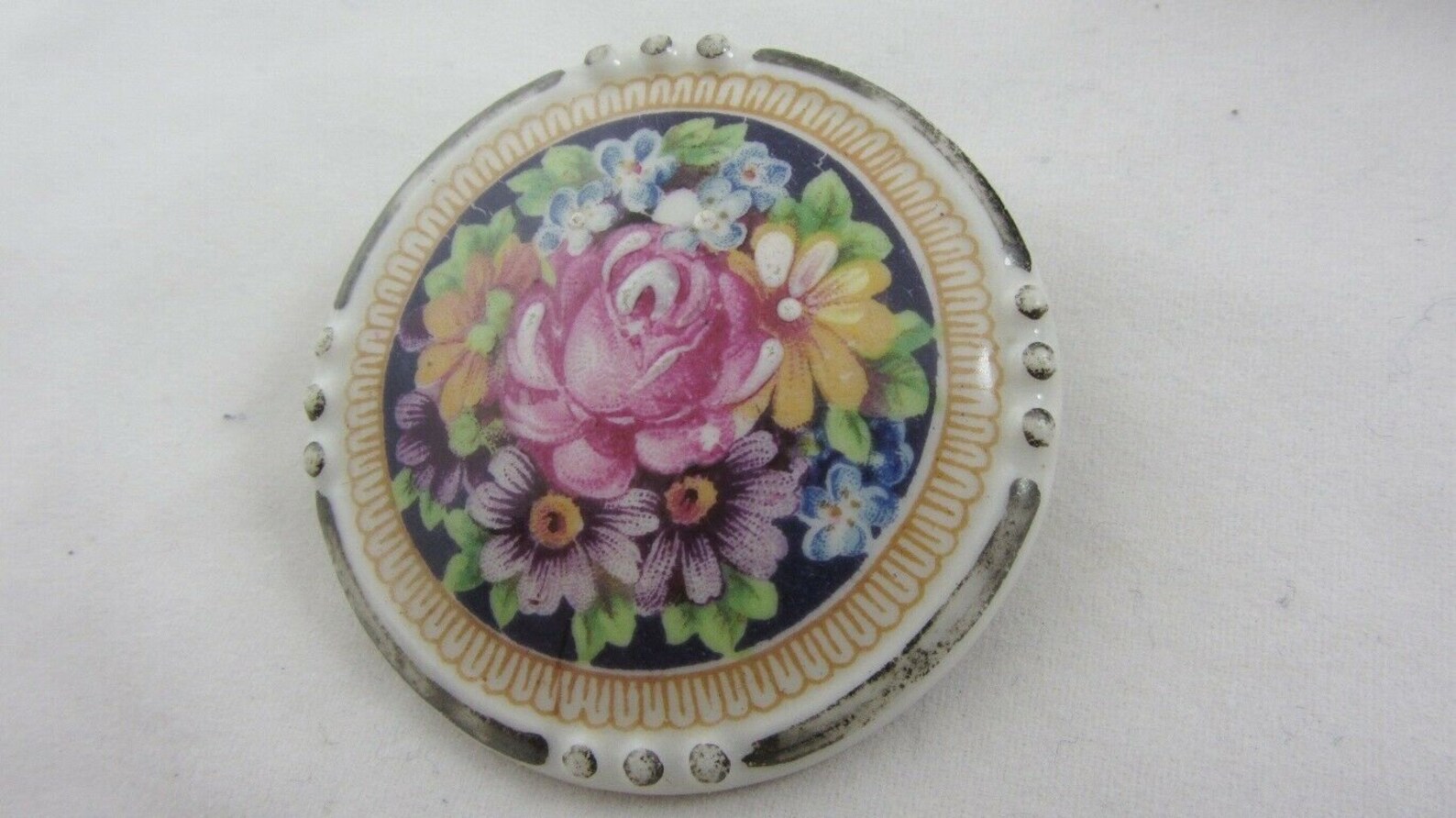 Vintage Flower Brooch Pin Bavaria Schumann-jewellery German Chintz - Etsy