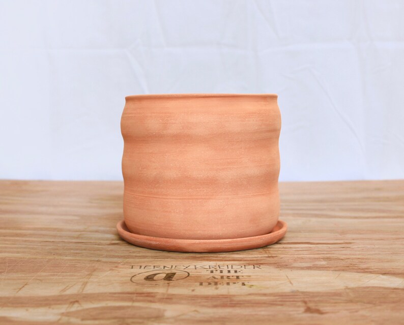 MEDIUM 6 Curvy Terra Cotta Planter Ships Now - Etsy