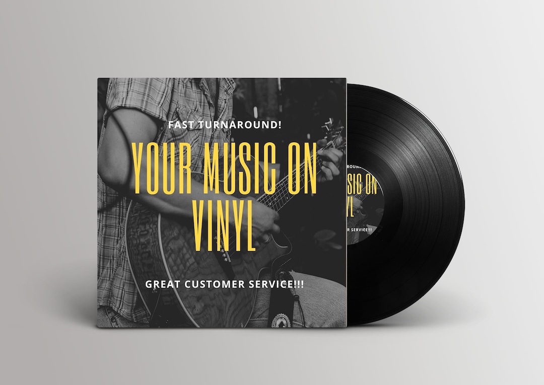 Custom Vinyl Record - Handcrafted 7" or 12" With Your Music and Artwork ...