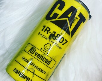 Cat Oil Filter Tumbler Svg - Etsy