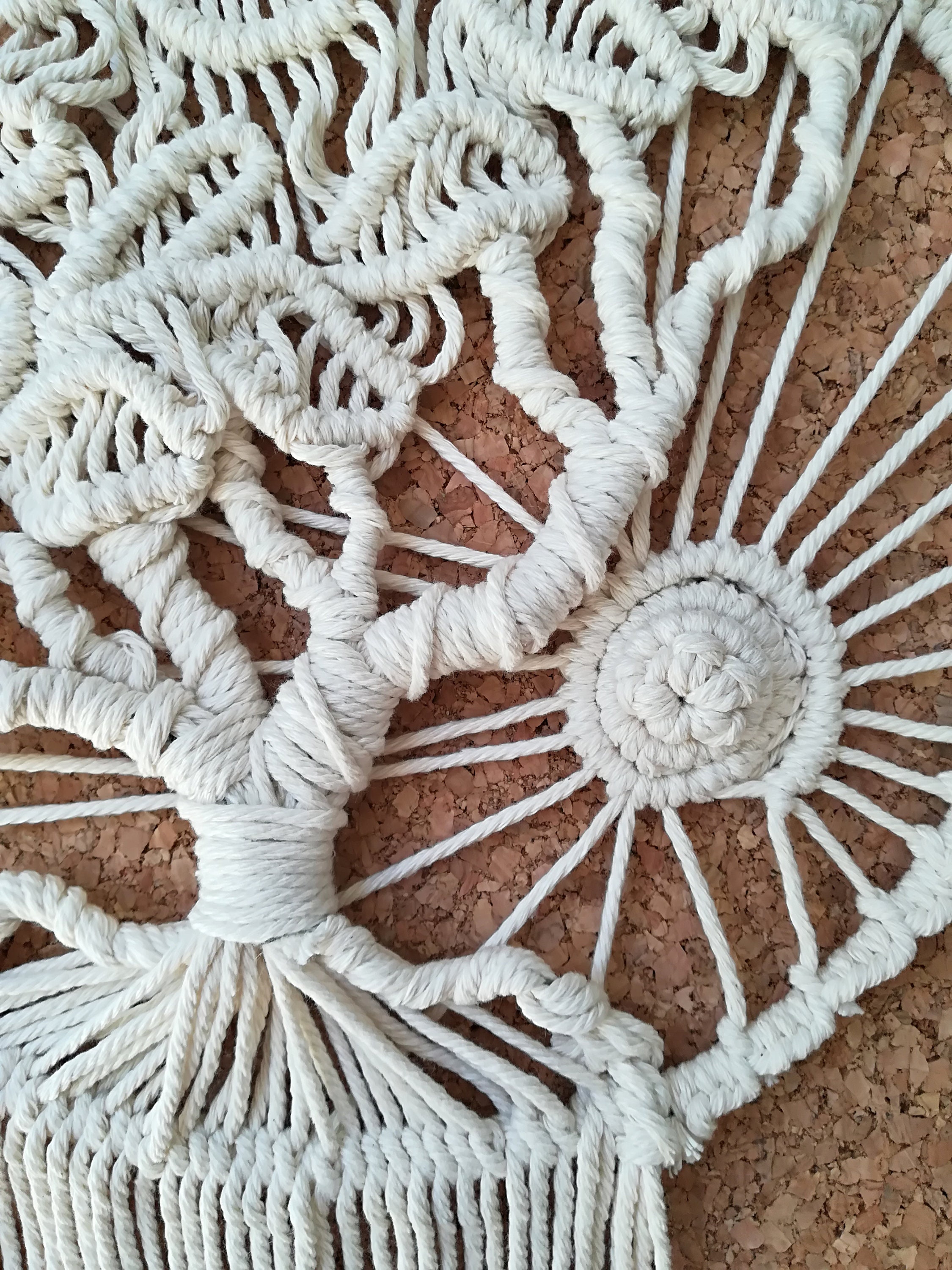 Lebensbaum Makramee / Tree of life rundes Makramee Boho-Chic - Etsy.de