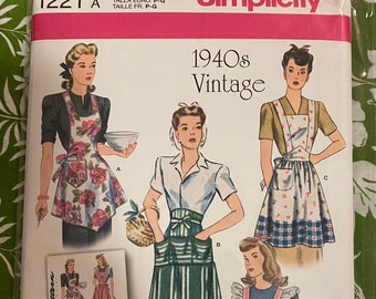 Simplicity 1221 Pattern - Etsy