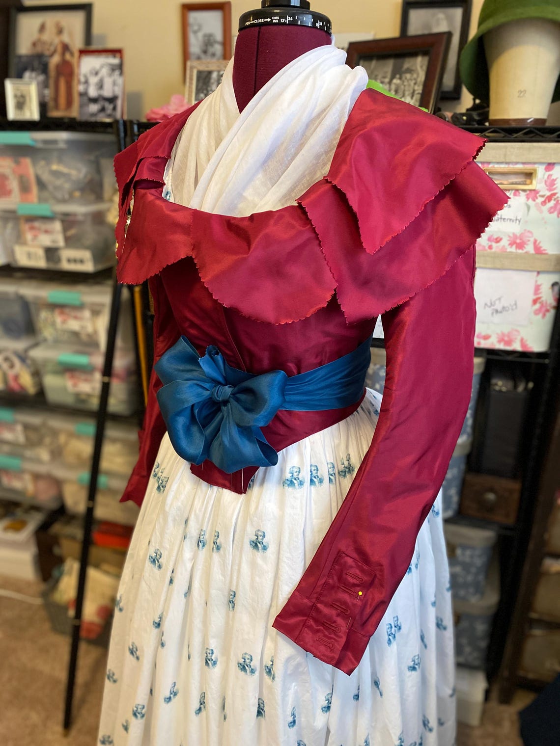 18th Century Redingote Jacket & Robe En Chemise – 1780s–1790s Colonial ...