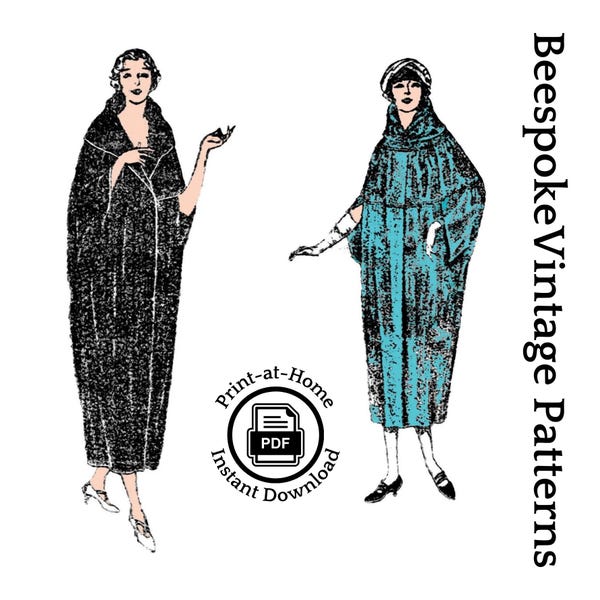 1920s Cocoon Coat - Etsy