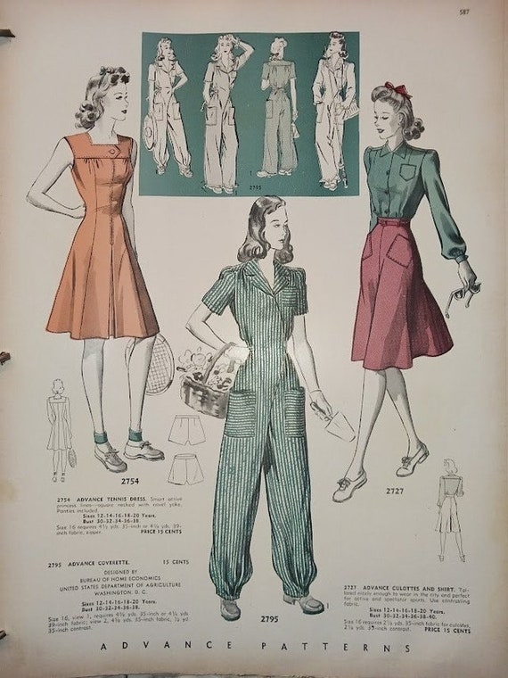 CUSTOM MAKE - 1940s Coverette, Coveralls, Rosie the R… - Gem