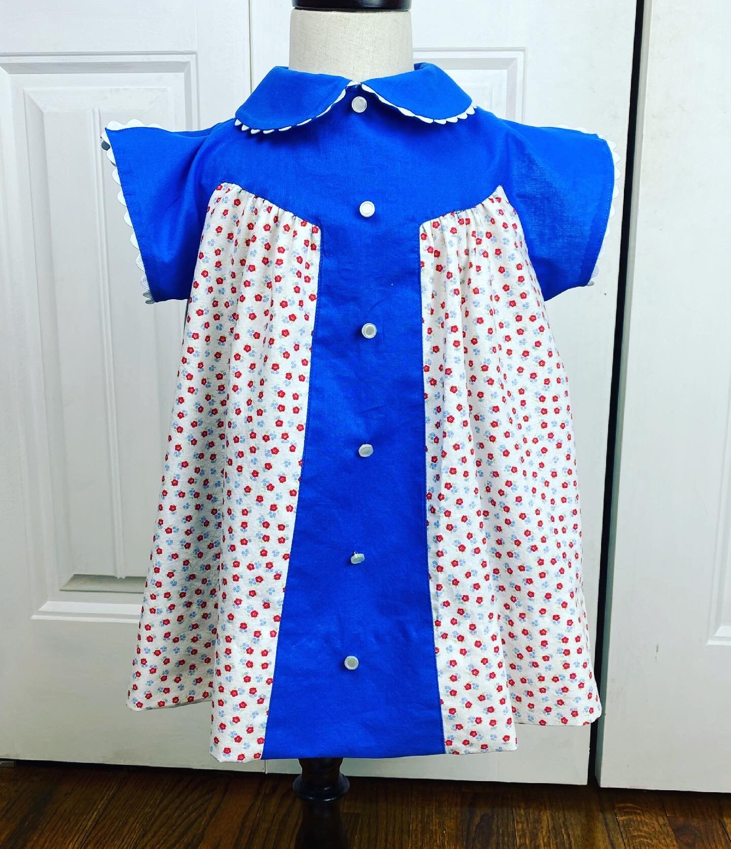 CUSTOM MAKE Little Girls Dress With Bloomers 1940s - Etsy