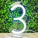 Neon Table Numbers Custom Neon Sign LED Neon Sign for - Etsy