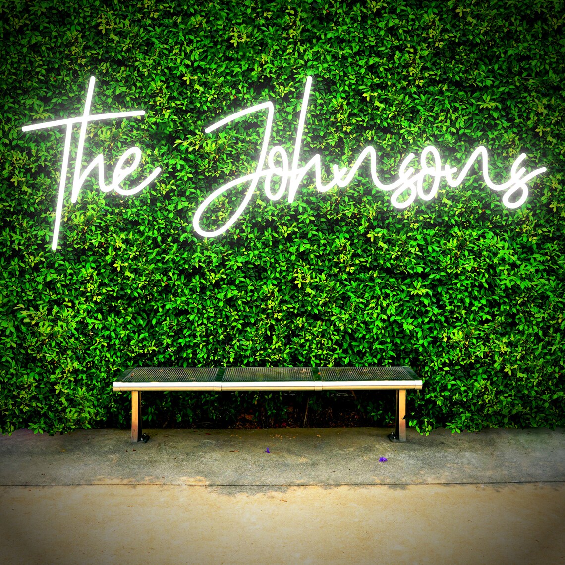 CUSTOM Last Name Neon Sign Premium Quality Cool to Touch - Etsy