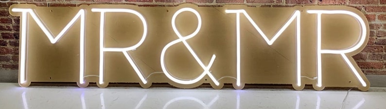 CUSTOM Mr & Mr Neon Sign, Premium Quality Cool to Touch, Custom Neon ...