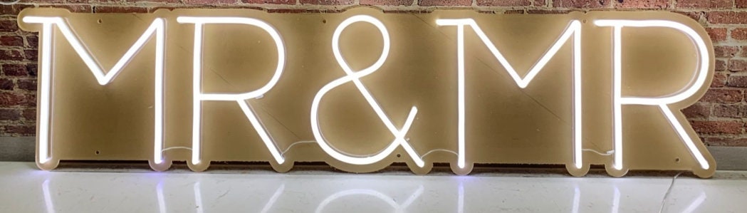 CUSTOM Mr & Mr Neon Sign, Premium Quality Cool to Touch, Custom Neon ...